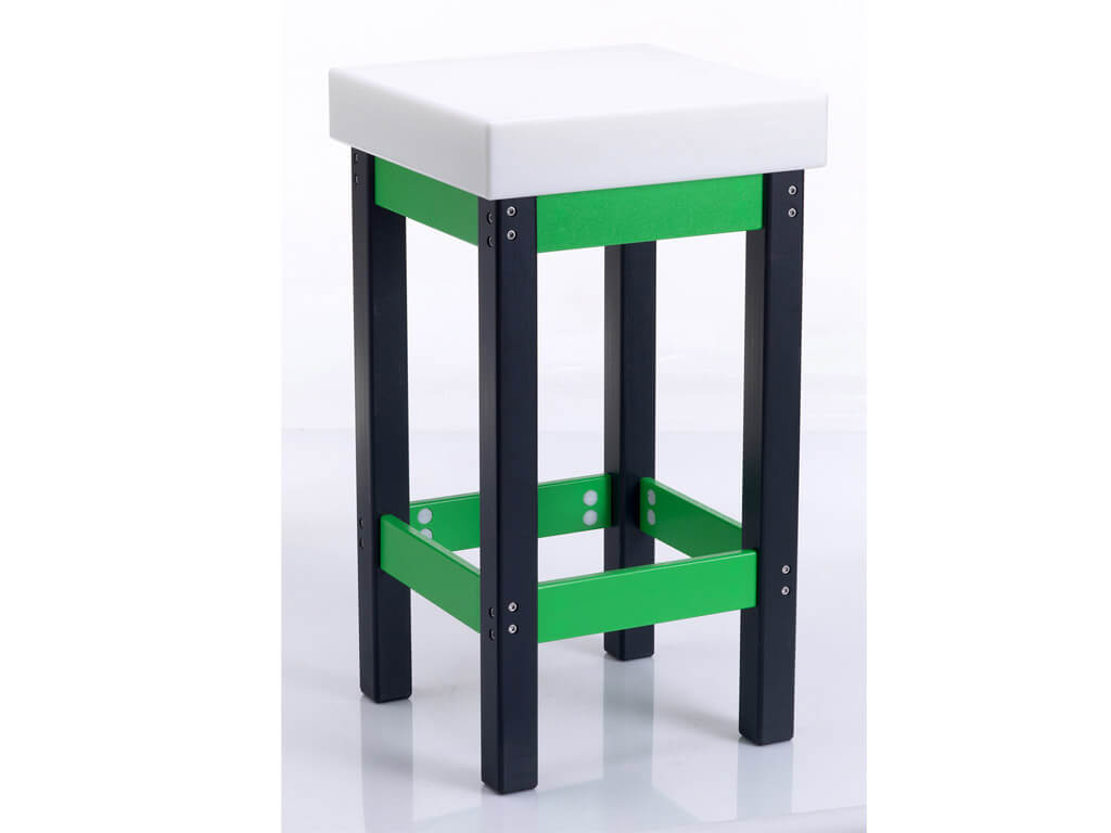 Polyethylene chopping block with polyethylene stand - EUROCEPPI