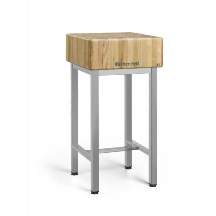 Chopping block with stainless steel stand - EUROCEPPI